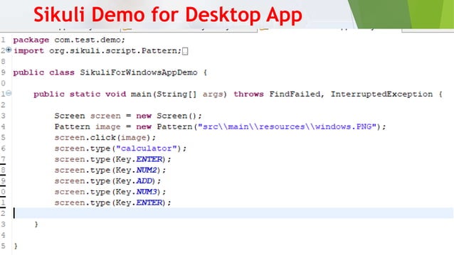 Sikuli UI Automation | PPT