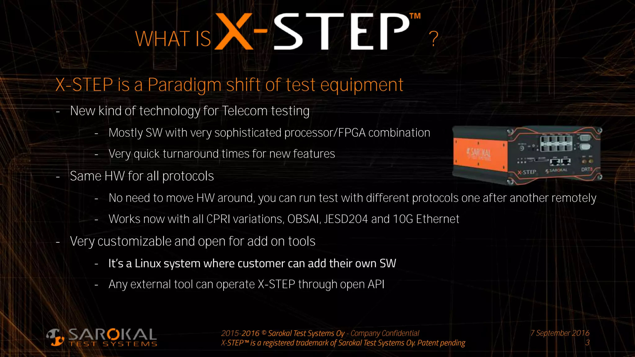 Sarokal fronthaul cpri testing | PPT