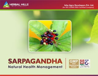 Health Benefits of Sarpagandha | PPT