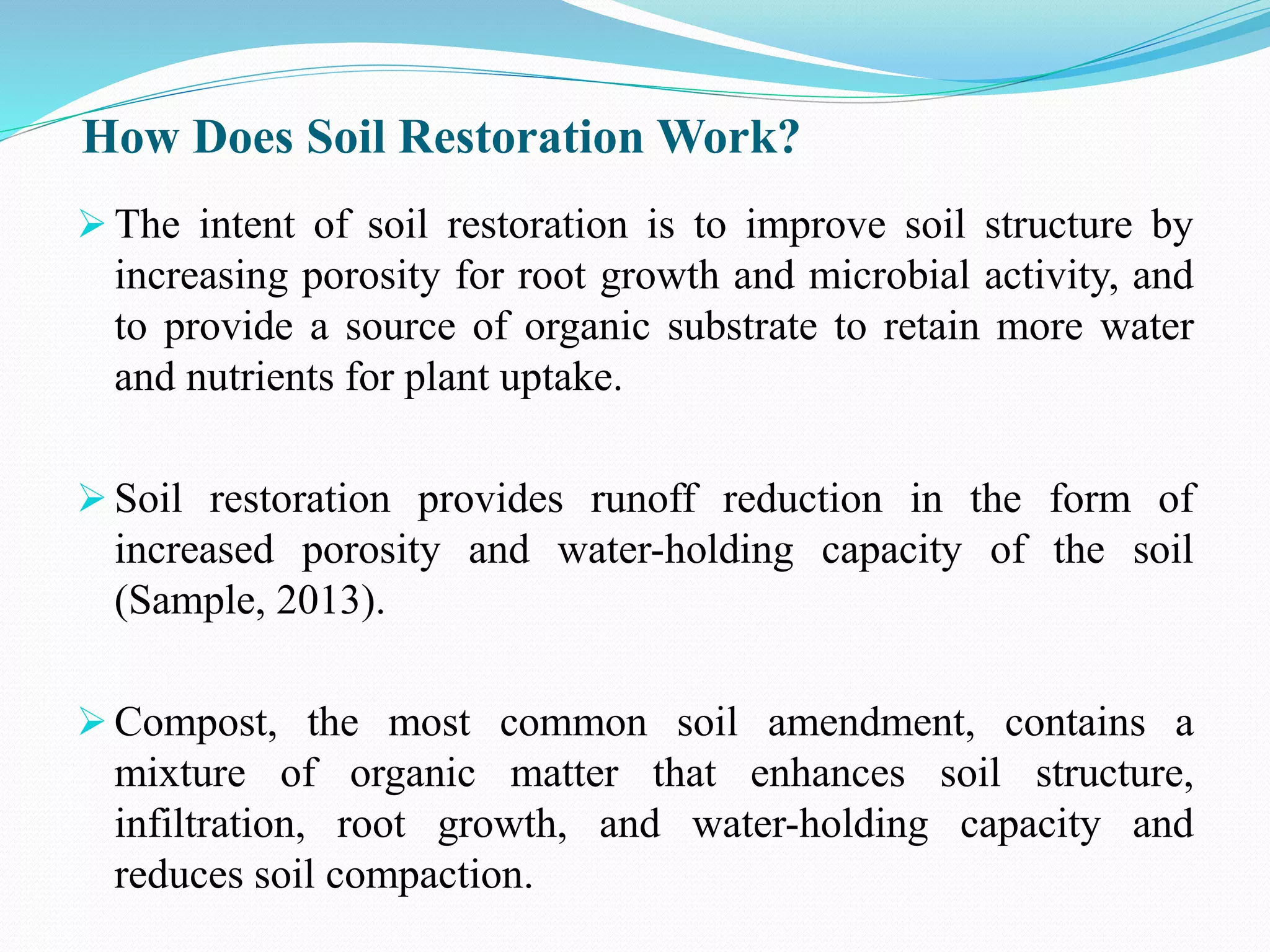 Restoring Soil And Water Resources By Judicious Management Of ...