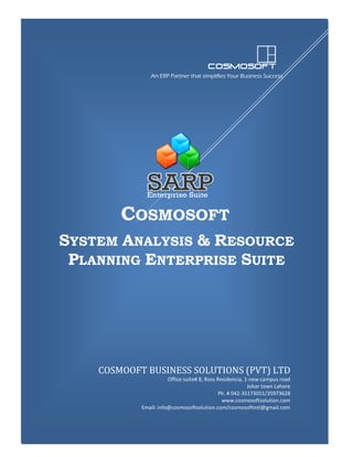 SARP Enterprise Suite 6.2- Corporate Profile | PDF