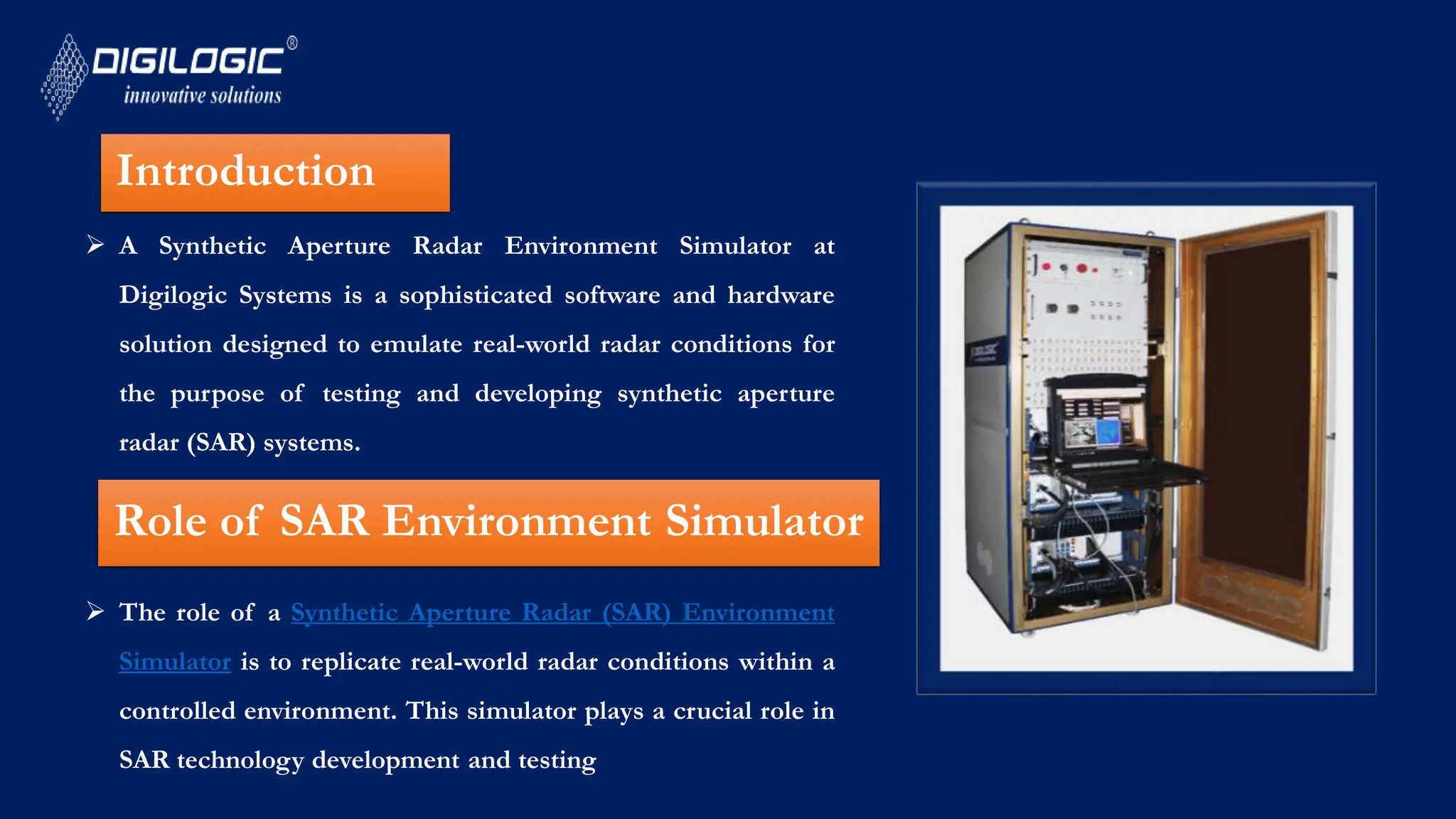 Synthetic Aperture Radar Environment Simulator Presentation_digilogic ...