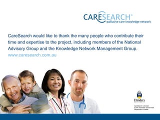 An online Allied Health Palliative Care Resource | PDF
