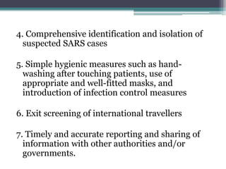SARS- Severe Acute Respiratory Syndrome | PPT