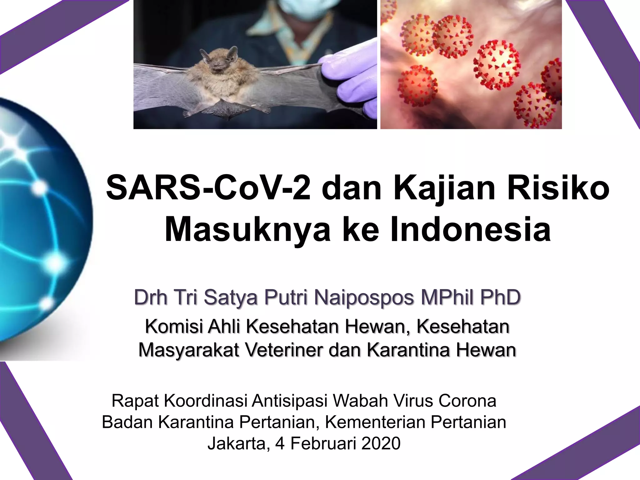 SARS-CoV-2 dan Kajian Risiko Masuknya ke Indonesia - Pusat KH & Kehani ...