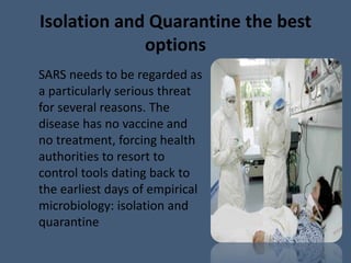 SARS clinical features treatment and complications | PPTX