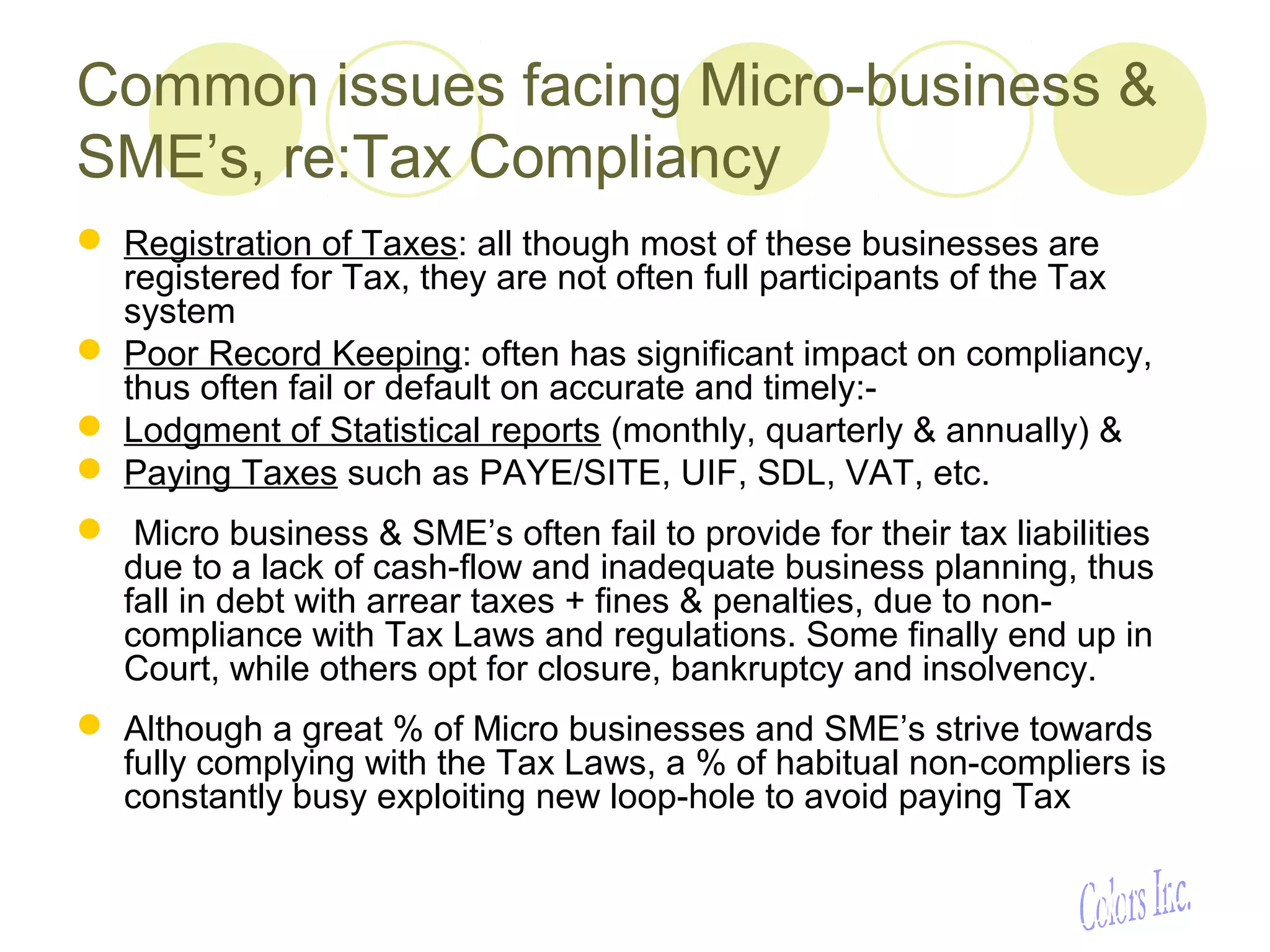 Designed the 80/20 fully Integrated tax system for South African ...