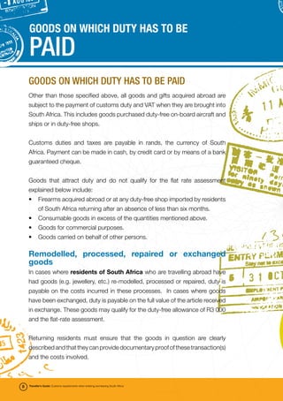 SARS travellers guide 2010 | PDF