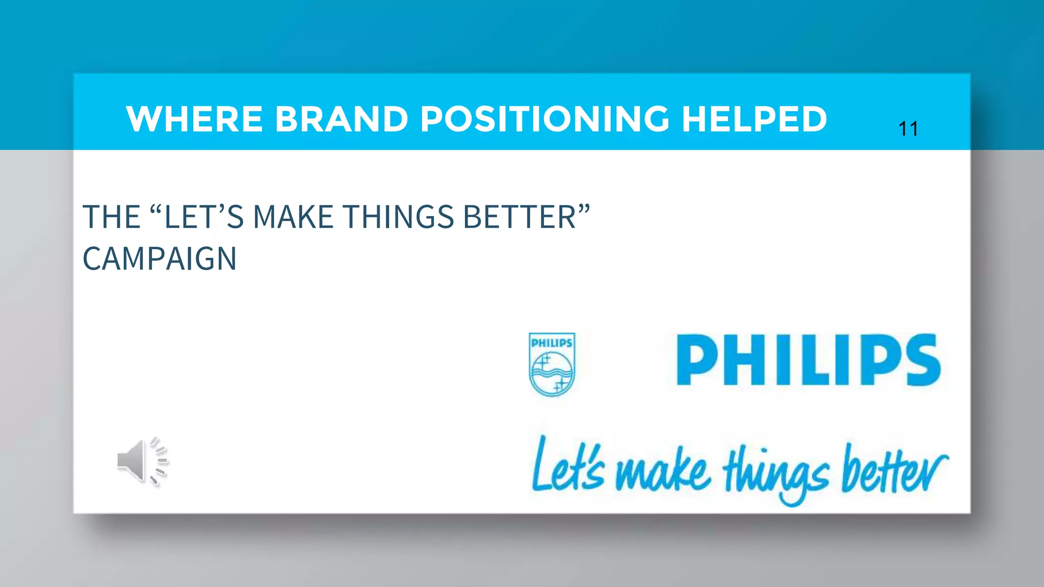 Brand positioning of Philips | PPTX