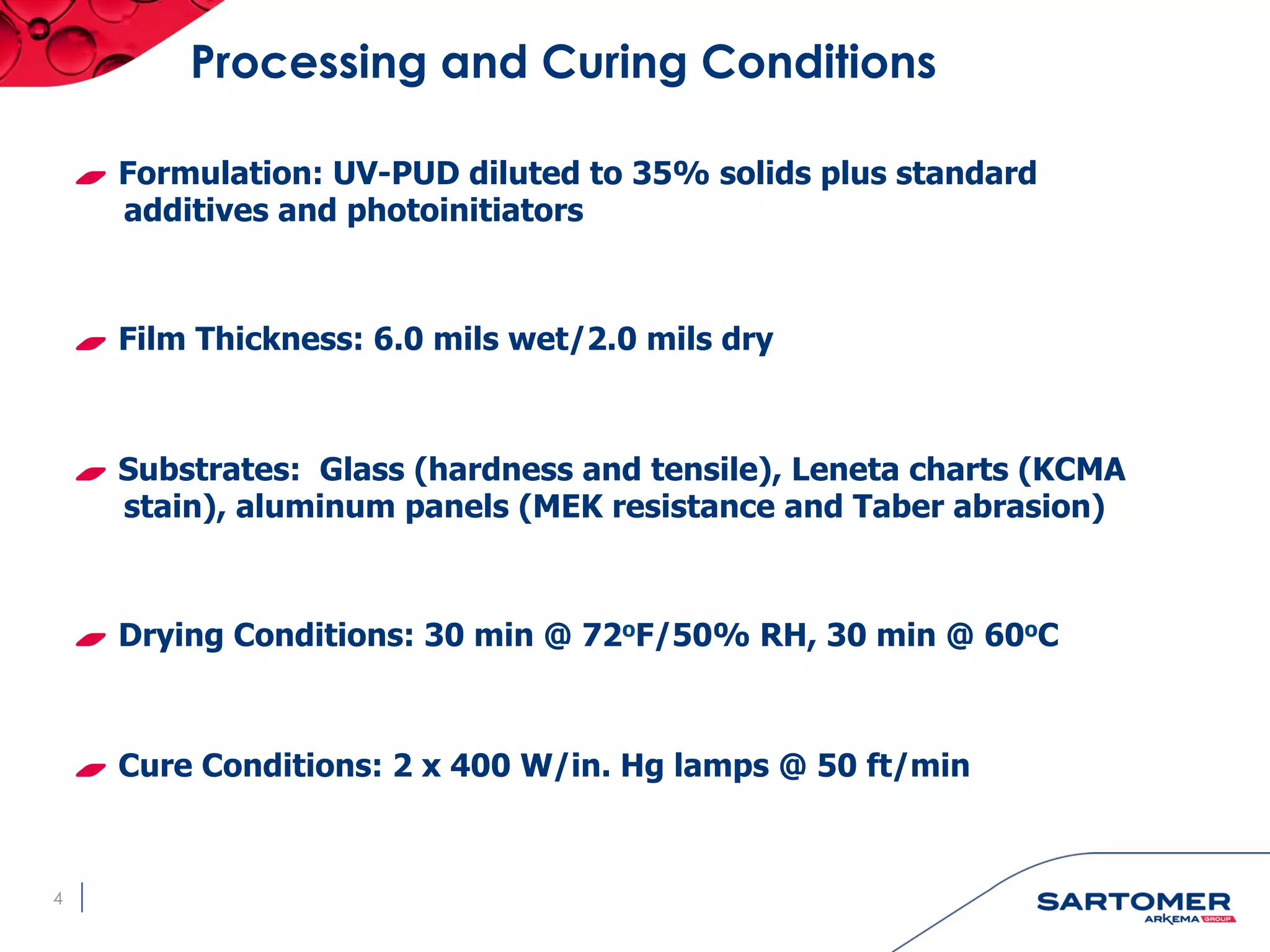 Introduction to Sartomer UV-PUDs | PDF