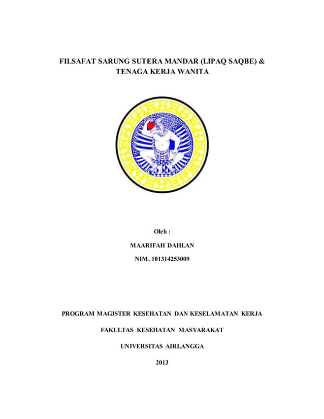 Sarung sutera mandar | PDF