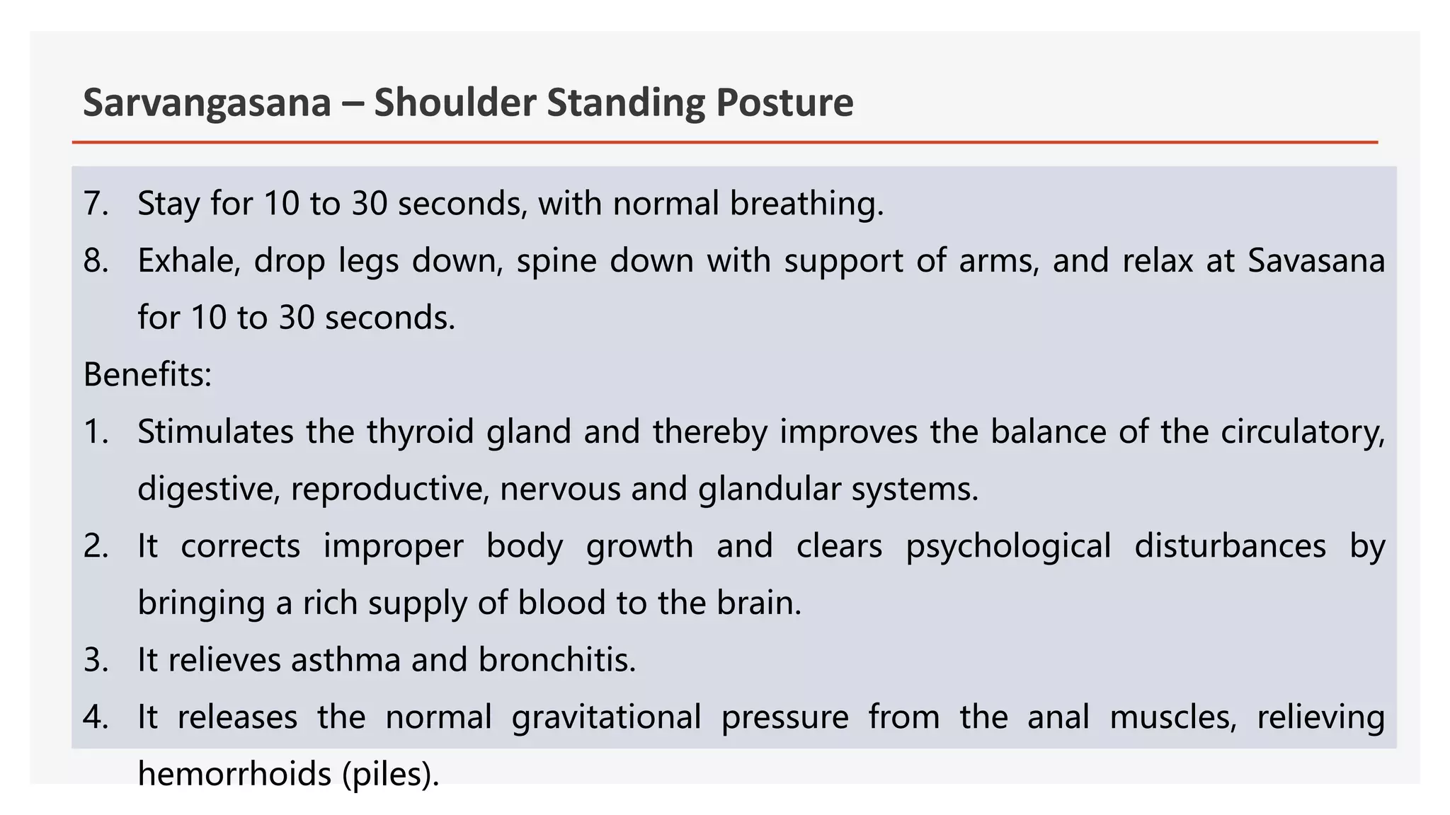 Sarvangasana – Shoulder Standing Posture.pptx