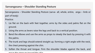 Sarvangasana – Shoulder Standing Posture.pptx