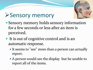 cognitive perception SA | PPTX