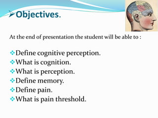 cognitive perception SA | PPTX