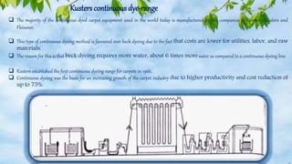 Carpet processing | PPTX