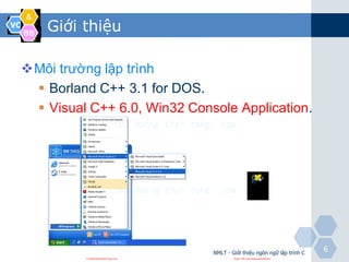Giáo trình nhập môn lập trình - Đặng Bình Phương | PDF