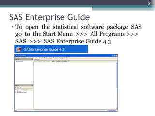Sas statistical software package - polrepets