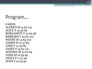 SAS Mainframe -Program-Tips | PPTX | Programming Languages | Computing