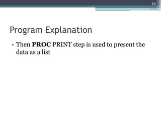 SAS Mainframe -Program-Tips | PPTX