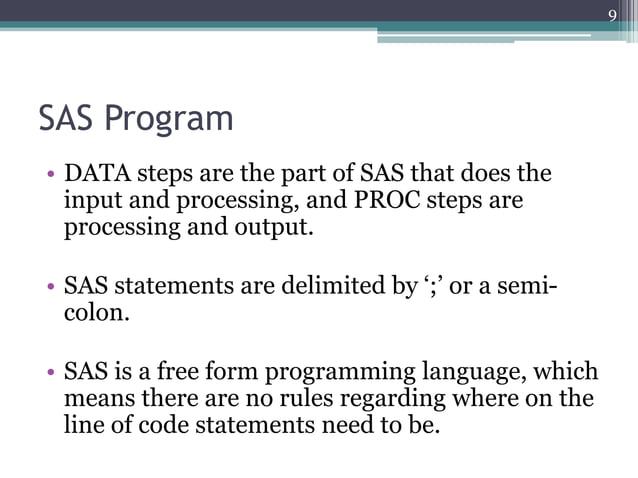 Sas Mainframe Program Tips 