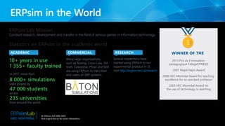 EDGE: A simulation game to change how we teach and learn analytics | PPT