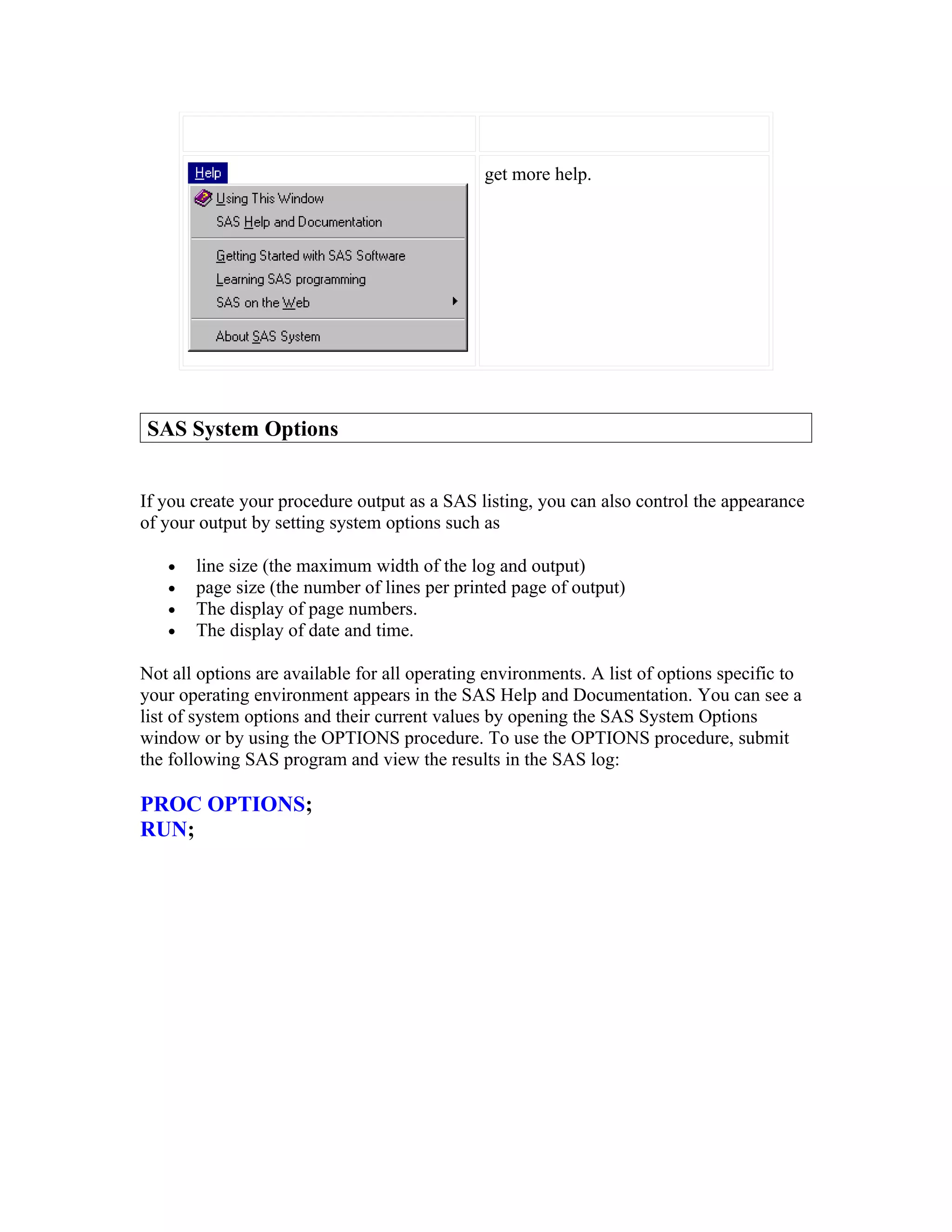 Introduction to SAS | DOC