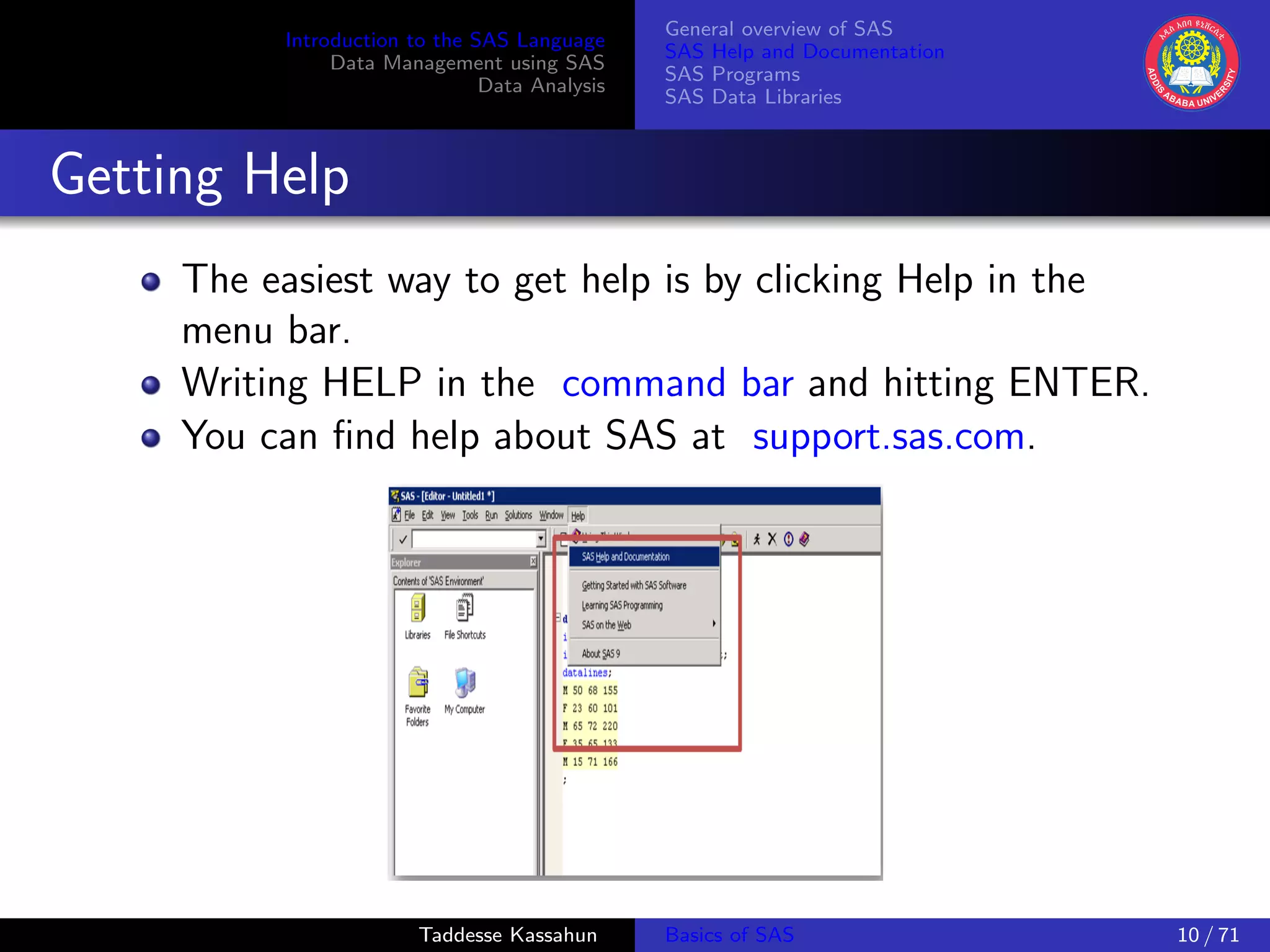 Basics of SAS | PPT