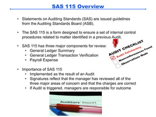SAS 115 Overview | PPTX