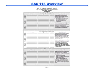 SAS 115 Overview | PPTX