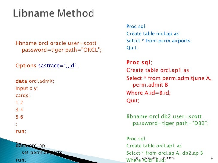 SAS Access / SAS Connect