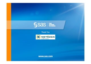 SAS and Netezza Enzee universe presentation_20_june2011 | PDF
