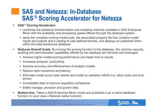SAS and Netezza Enzee universe presentation_20_june2011 | PDF | Databases | Computer Software ...