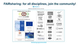 FAIR resources, selected examples from ELIXIR-related projects | PPT