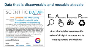 The FAIR Principles and the IMI FAIRplus project | PPT