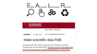 The FAIR Principles and the IMI FAIRplus project | PPT