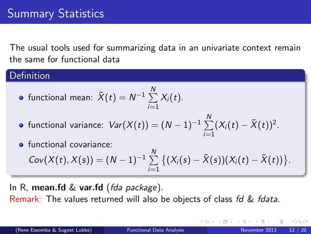 Introduction to Functional Data Analysis | PDF