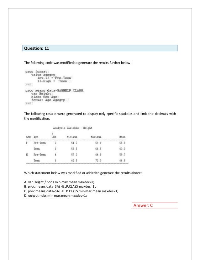 Base SAS Full Sample Paper