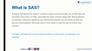 Sas base programmer | PPTX | Programming Languages | Computing