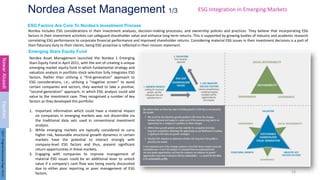 ESG Integration Case Studies (SASB Edition) | PDF