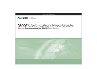 ~[PDF_NO_COST]~ LIBRARY SAS Certification Prep Guide Base Programming ...