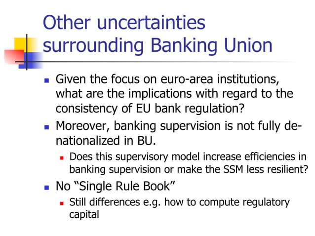 Is the banking union stable and resilient as it looks? | The New ...