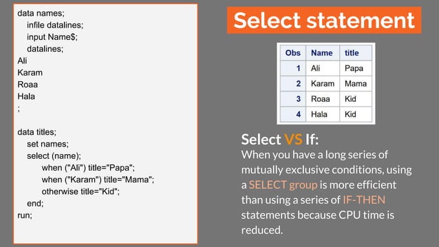SAS cheat sheet | PDF