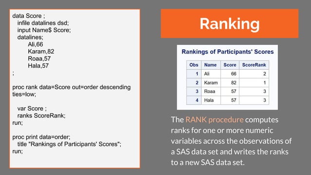 SAS cheat sheet | PPT