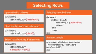 SAS cheat sheet | PPT