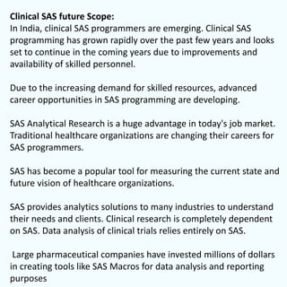 SAS Clinical Trials Programmer Certification: Why SAS is the best ...