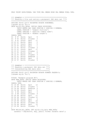 Sas code for examples from a first course in statistics | DOCX ...