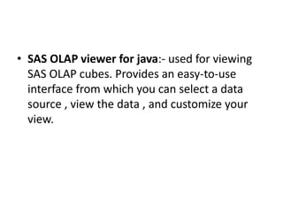 Sas Statistical Analysis System | PPTX