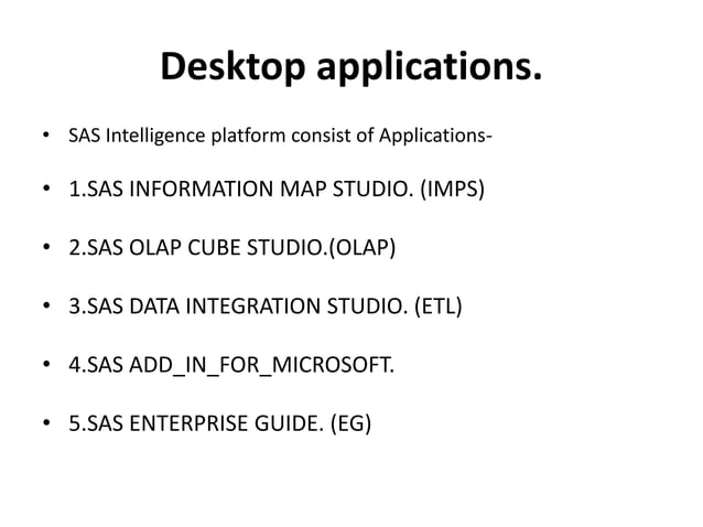 Sas Statistical Analysis System
