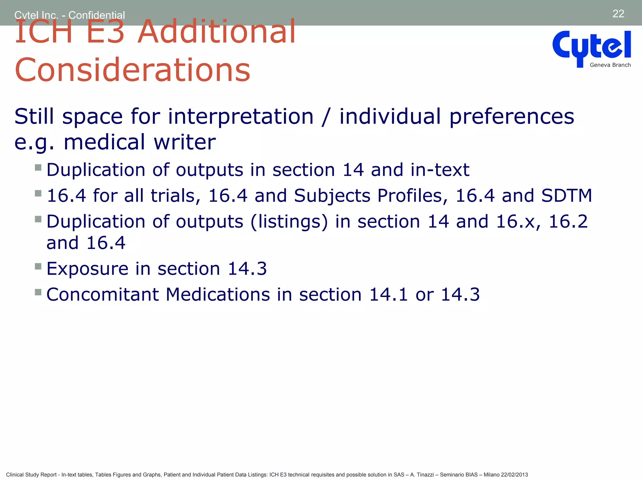 CLINICAL STUDY REPORT - IN-TEXT TABLES, TABLES FIGURES AND GRAPHS ...